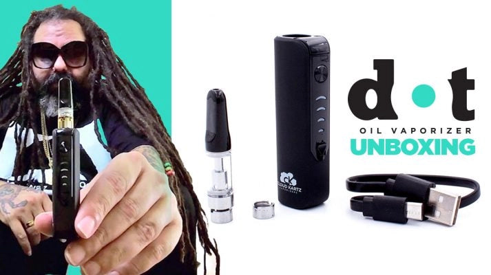 Carmelocks Unboxes The Cloud Kartz Dot Vaporizer – The Stash Shack