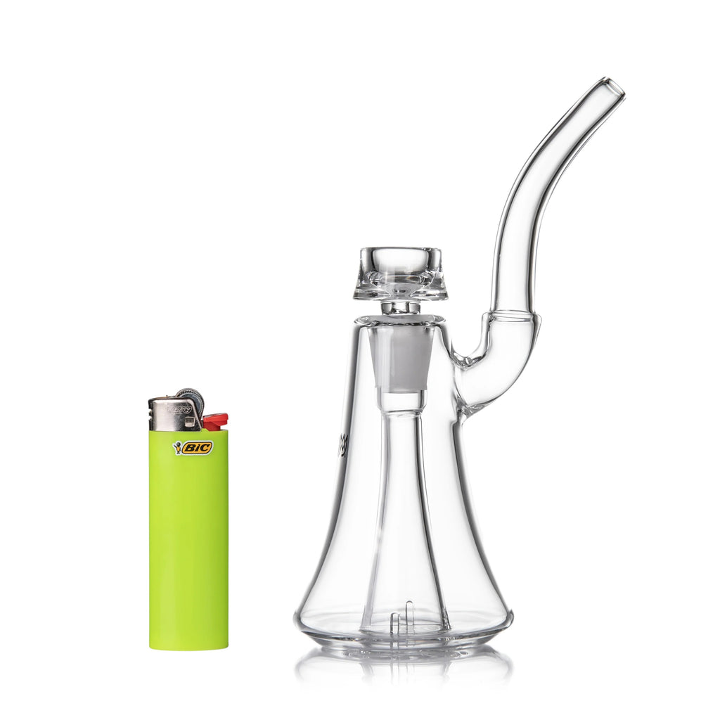 MJ Arsenal Lumina Bubbler | 14mm Glass Bubbler with 4-Slot Perc – The ...