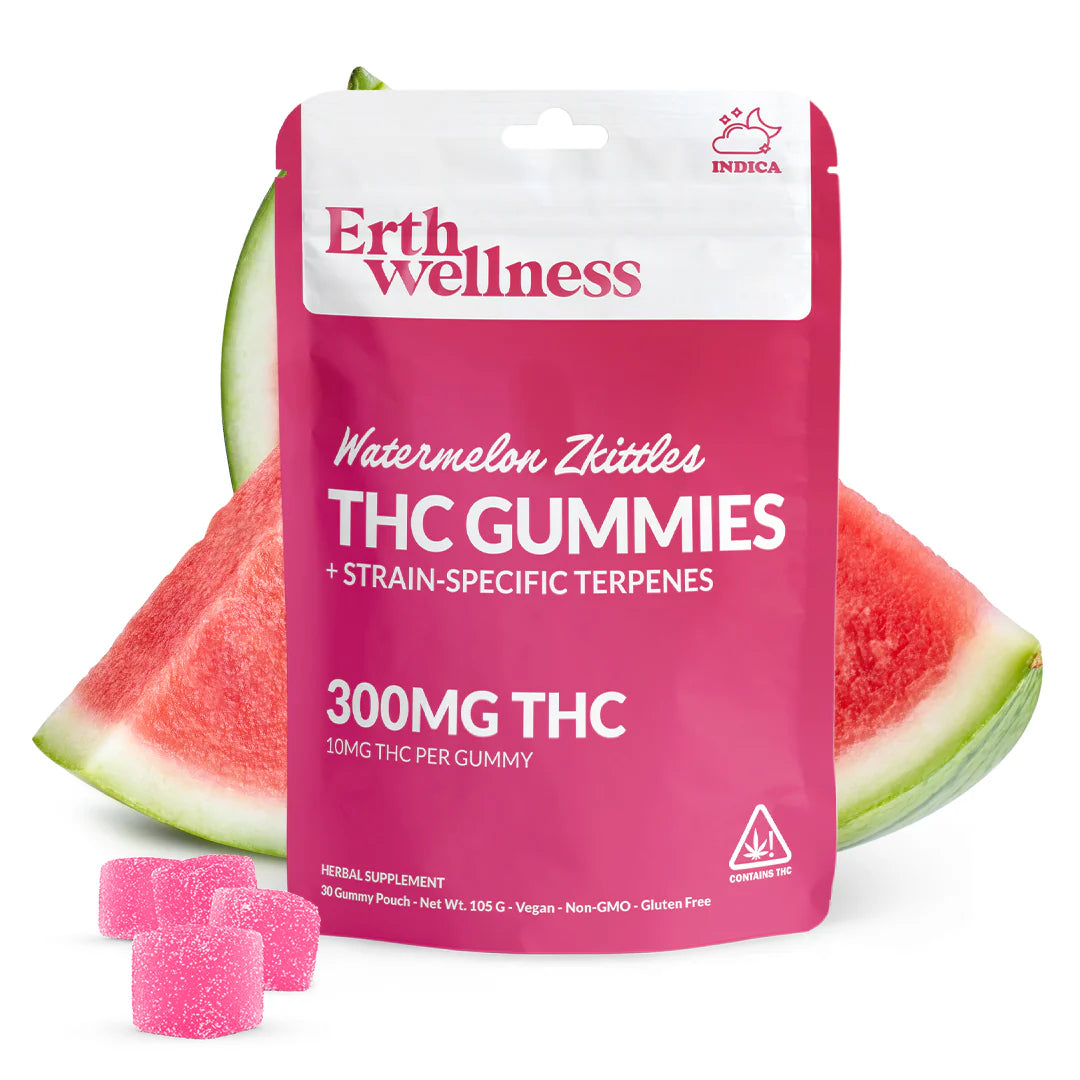 Δ9 THC Gummies - Watermelon Zkittles - Strain Specific (Indica) - 300m ...