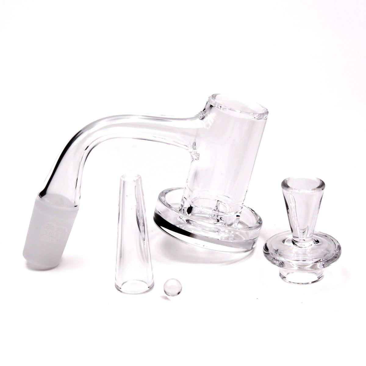 Full Weld Charmer Quartz Banger Set with Quartz Cap & Cone – The Stash ...