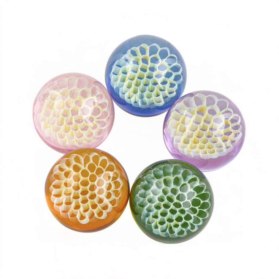 Glass Honeycomb Terp Marble Cap – The Stash Shack