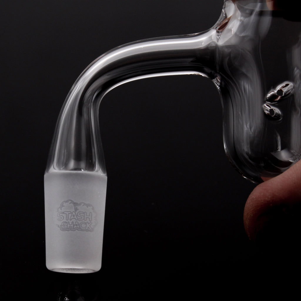 Full Weld Round Bottom Auto Spinner Quartz Banger – The Stash Shack