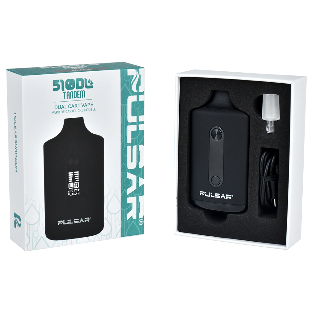 Pulsar 510 DL Tandem Dual Cart Vaporizer – The Stash Shack