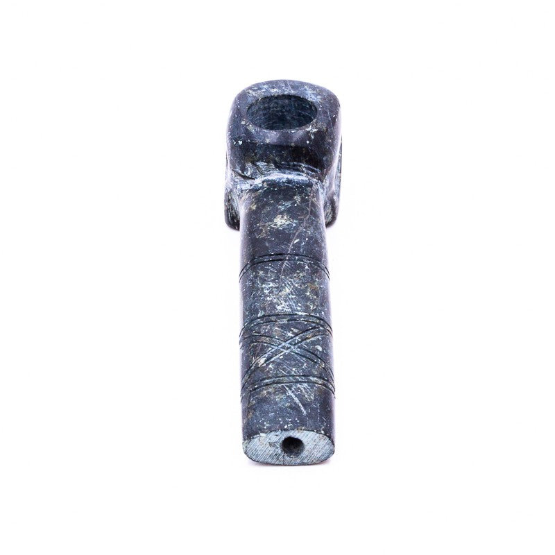 Peruvian Cusco Stone 5" Hand Carved Skull Smoking Pipe – The Stash Shack