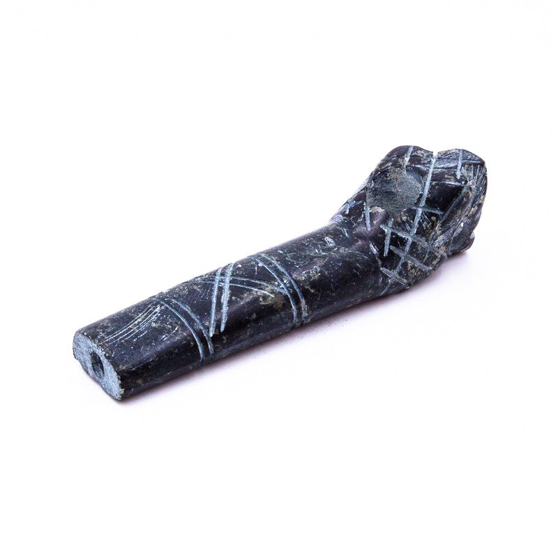 Peruvian Cusco Stone 3" Hand Carved Snake Smoking Pipe – The Stash Shack