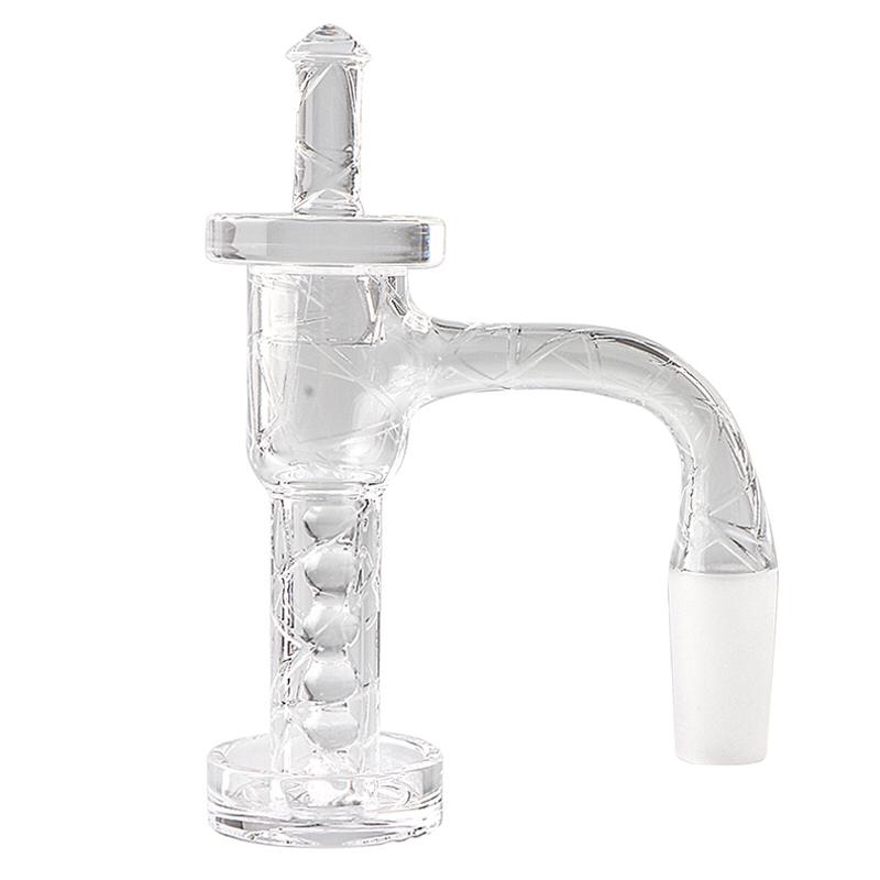 Etched Pattern Full Weld Terp Slurper Set with Carb Cap and Jumbo Terp ...