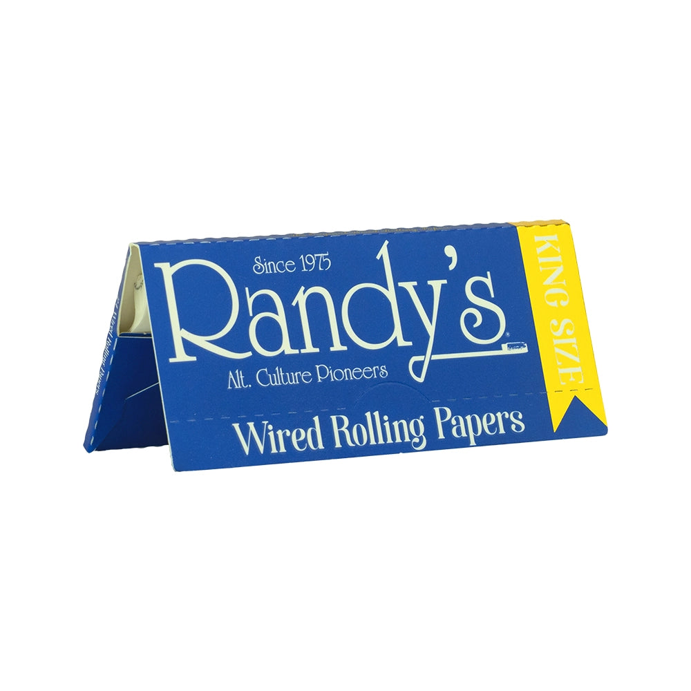 Randy's King Classic Wired Rolling Papers – The Stash Shack