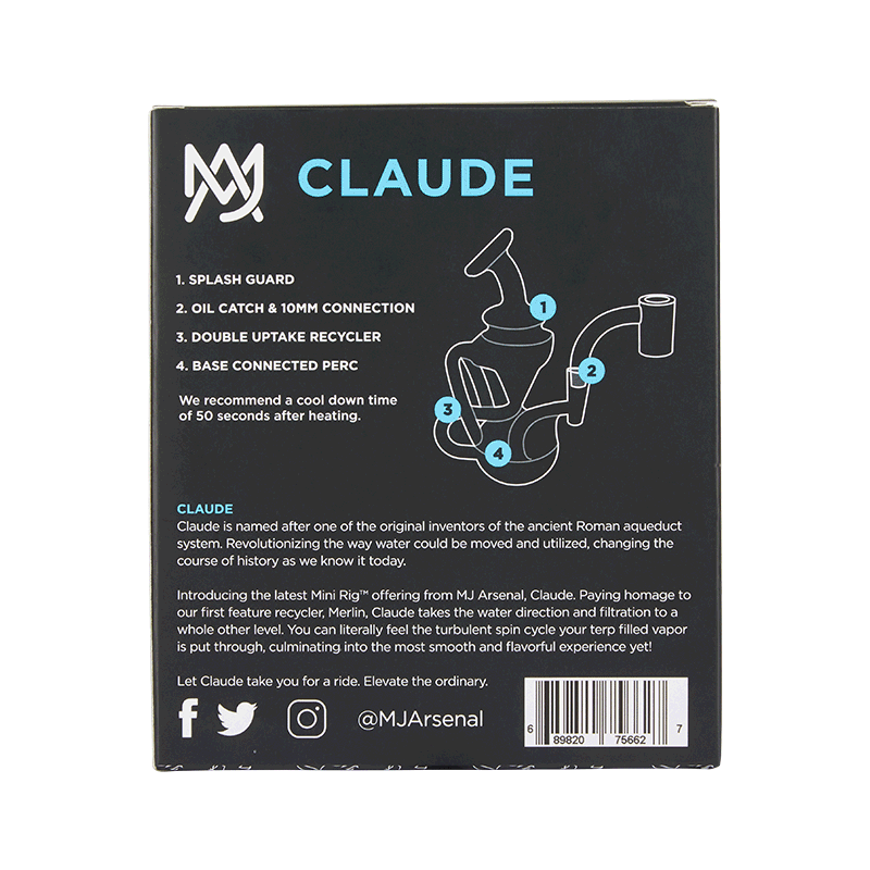 MJ Arsenal Claude Mini Rig – The Stash Shack