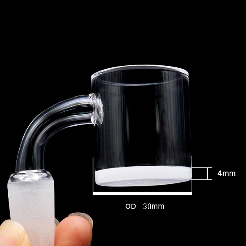 Short Neck 30mm Opaque Bottom Quartz Banger – The Stash Shack