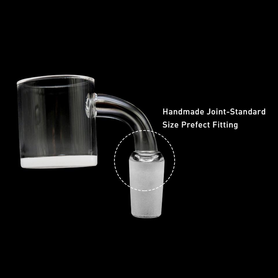 Short Neck 30mm Opaque Bottom Quartz Banger – The Stash Shack
